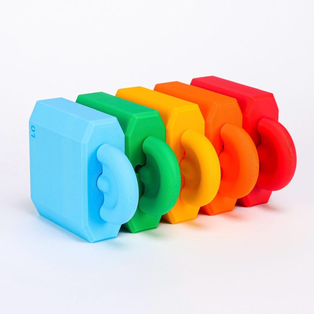 5-level Lock Puzzle Set: Brain Teaser for Children – a Great ...