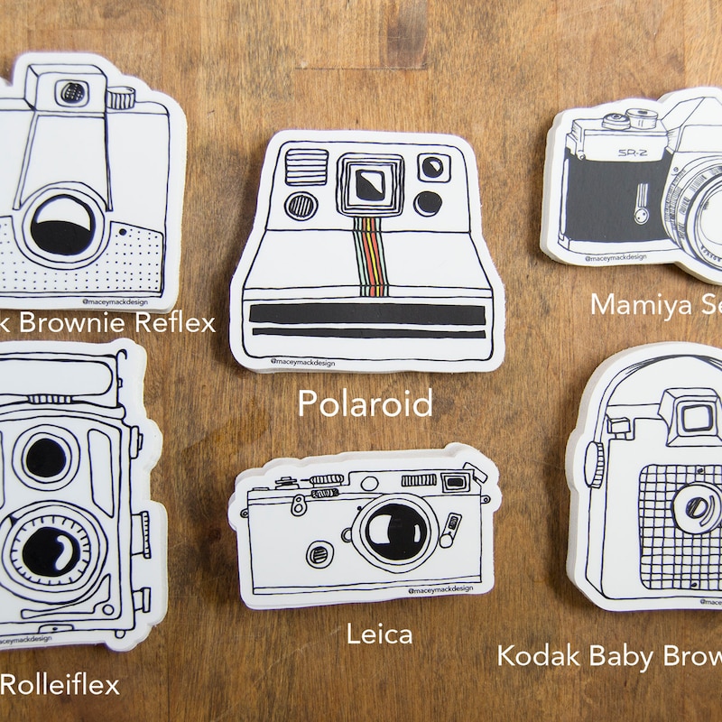 Camera Stickers - Etsy