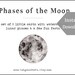 Phases of the Moon Cards - Northern & Southern Hemisphere Sets, Home ...