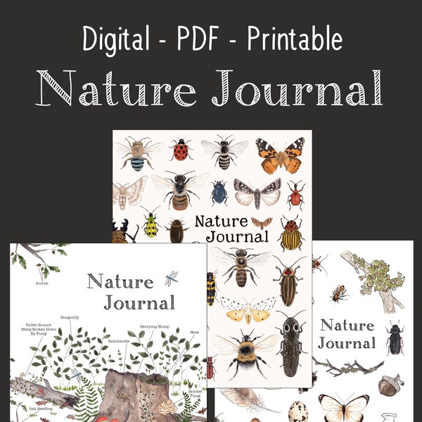 Nature Journal Printable - Etsy