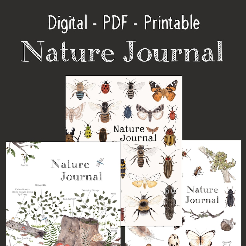 Nature Journal Printable - Etsy