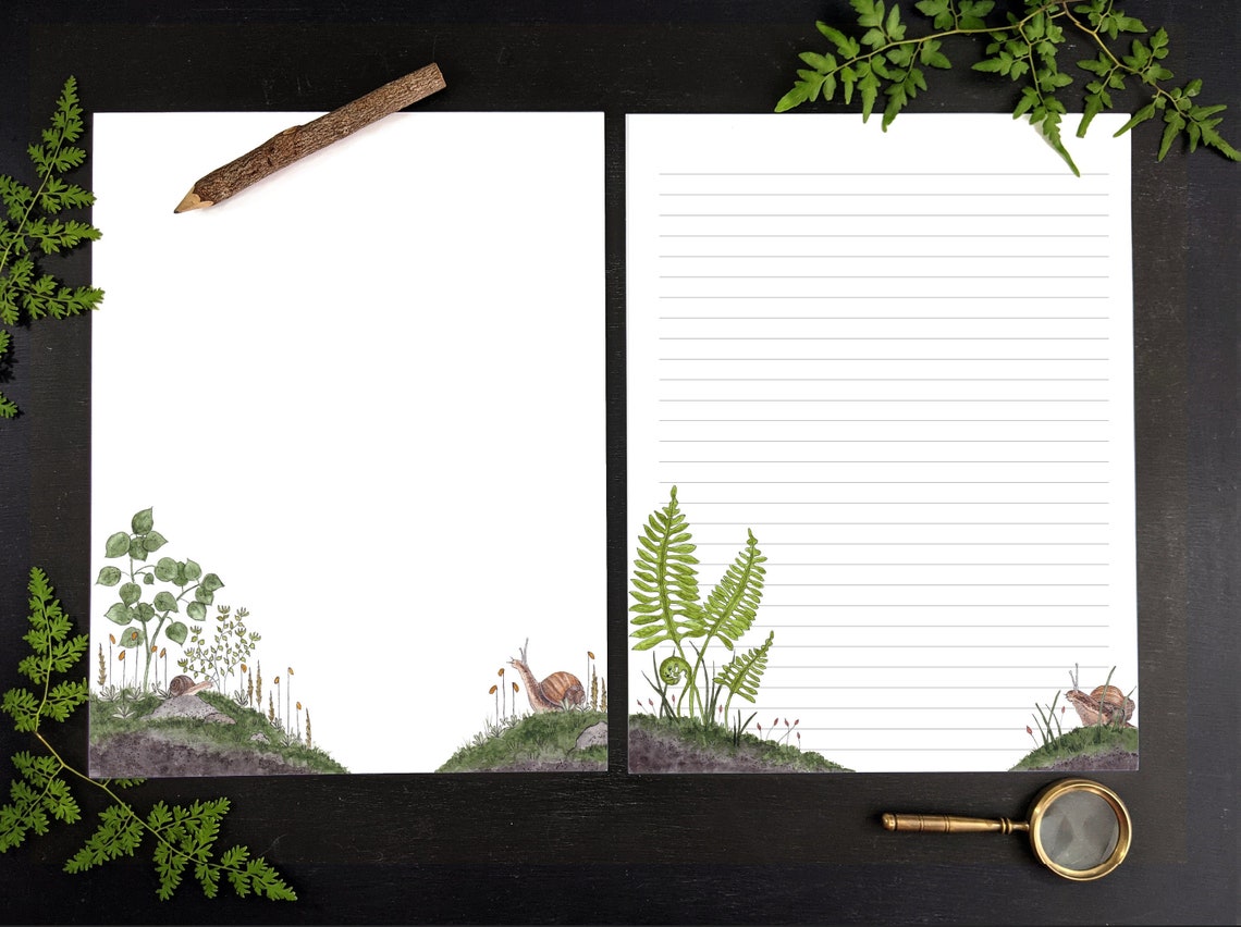 Snail Mail Printable Stationery Letter Writing Papers - Etsy