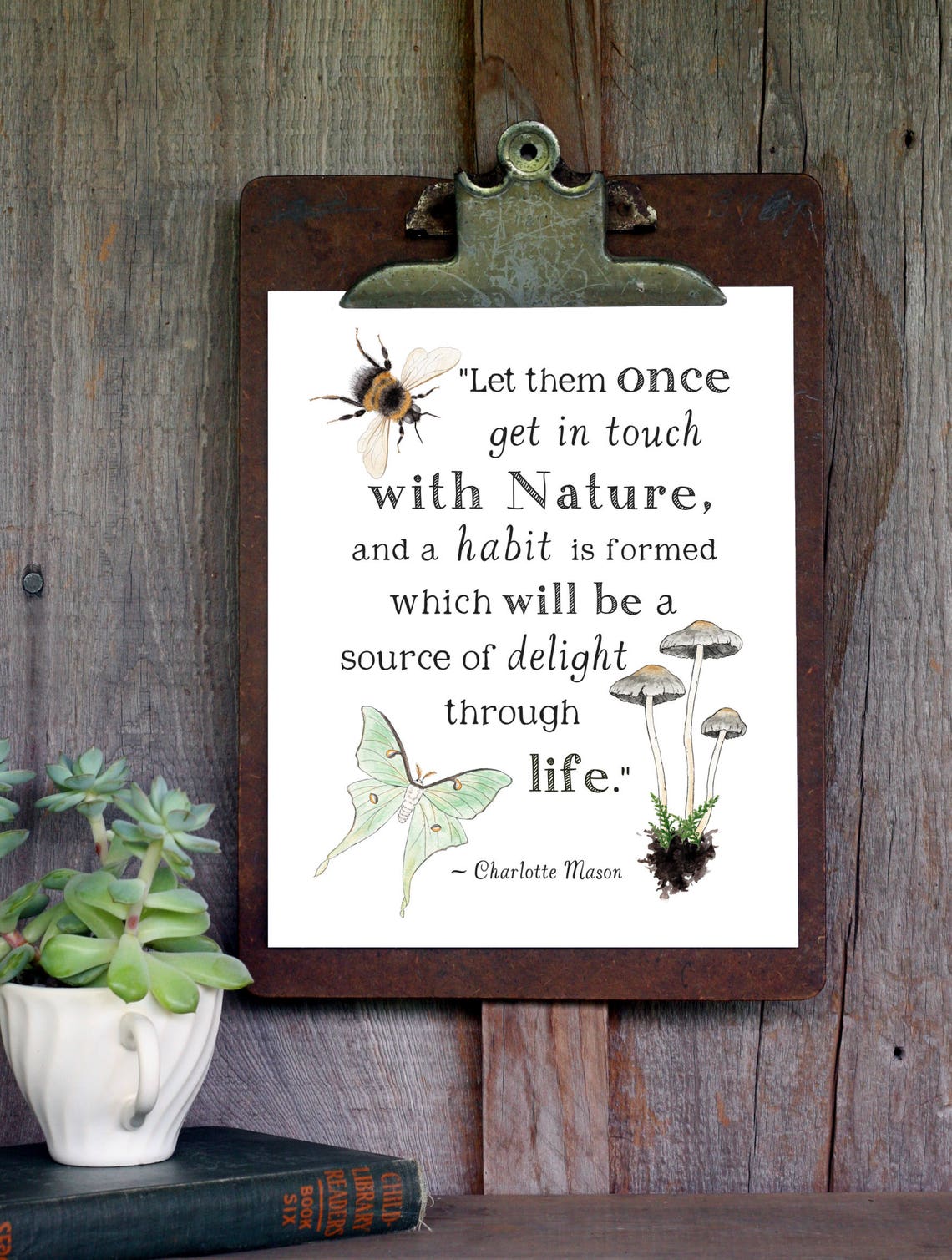 Get in Touch With Nature - Nature Printable - A4 and 8x10 - Charlotte ...