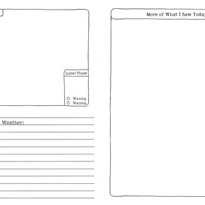 DIGITAL PDF Version - Nature Journal for Kids - 102 Pages - Printable ...