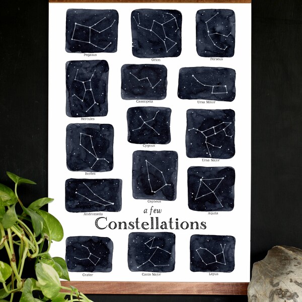 Constellations School Chart - Etsy
