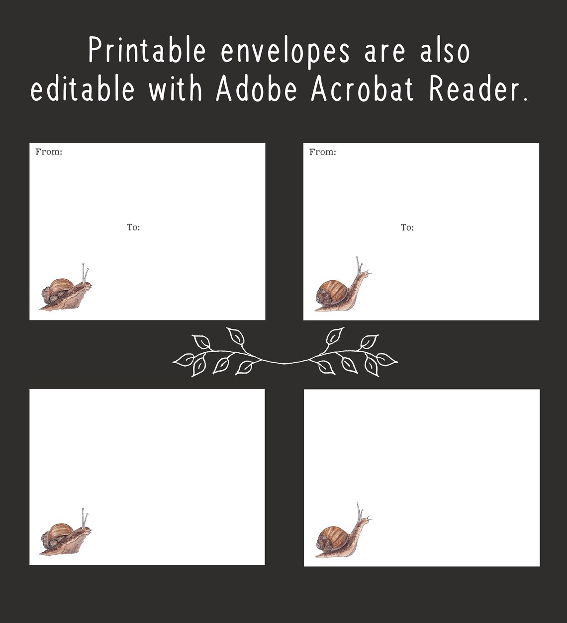 Snail Mail Printable Letter Writing Papers Stationery | Etsy