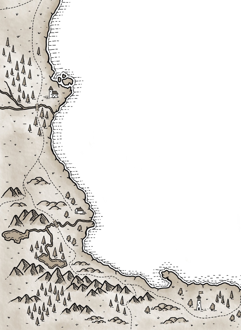 Adventure Maps Printable Stationery Letter Writing Papers for - Etsy