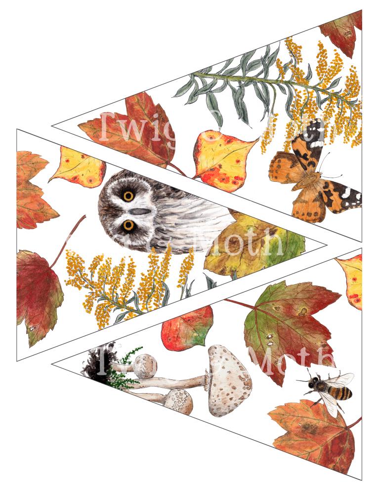 Updated! - Autumn Bunting - Digital - Printable PDF - School Room Wall ...