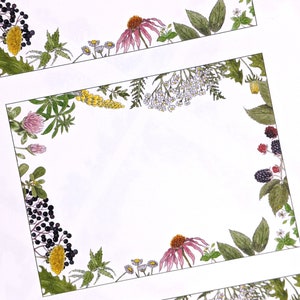 Printable Botanical Themed Herbal Labels for Herbalists - Editable ...