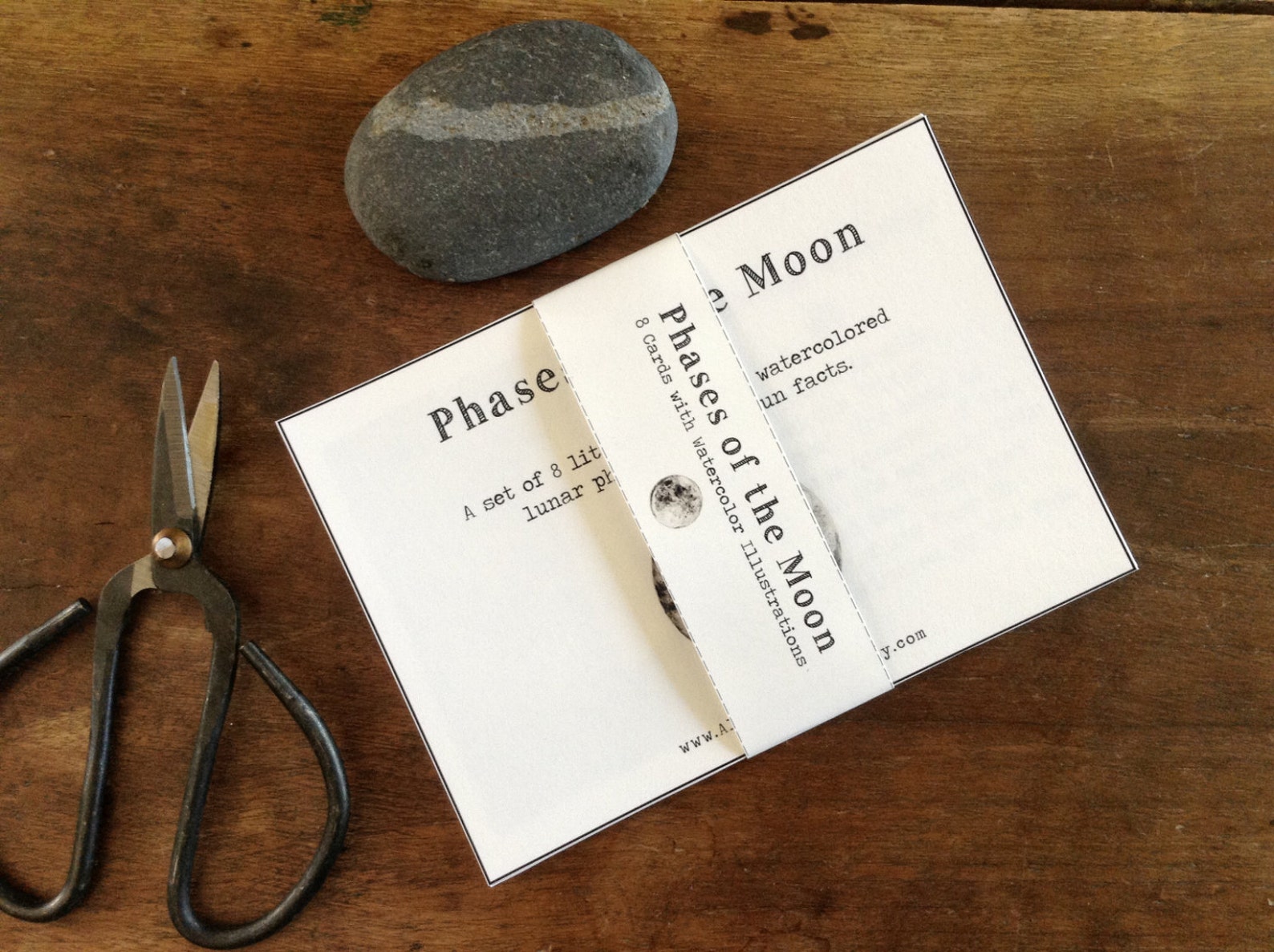 Phases of the Moon Cards Northern & Southern Hemisphere - Etsy