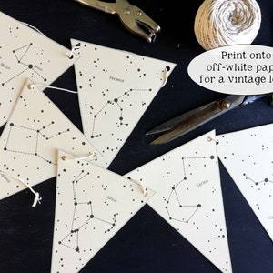 Constellations Bunting - Digital - Printable PDF - School Room Art ...