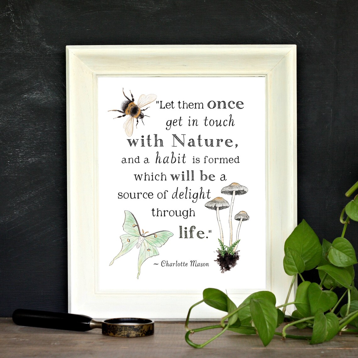 Get in Touch With Nature - Nature Printable - A4 and 8x10 - Charlotte ...