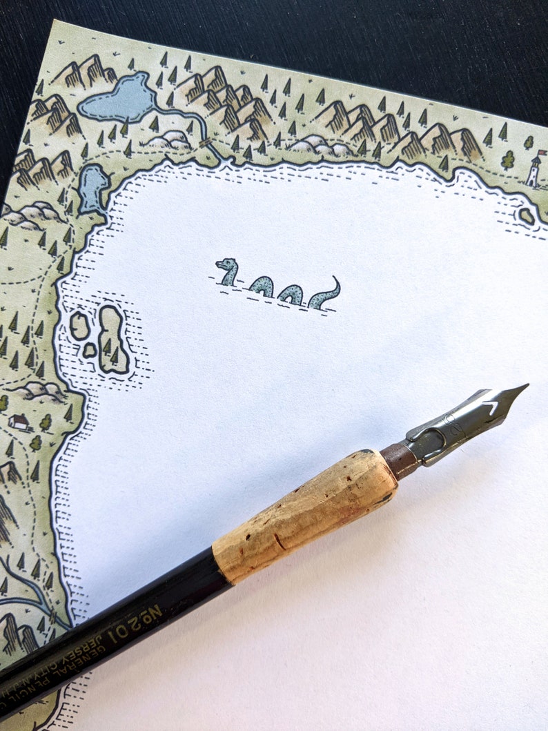 Adventure Maps Printable Stationery Letter Writing Papers for - Etsy