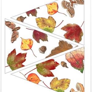 Autumn Bunting Digital Printable PDF School Room Art - Etsy