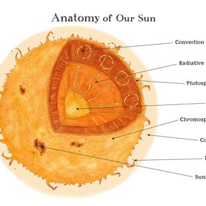 Our Dynamic Sun School Room Printable - Educational Art - A4 and 8.5x11 ...