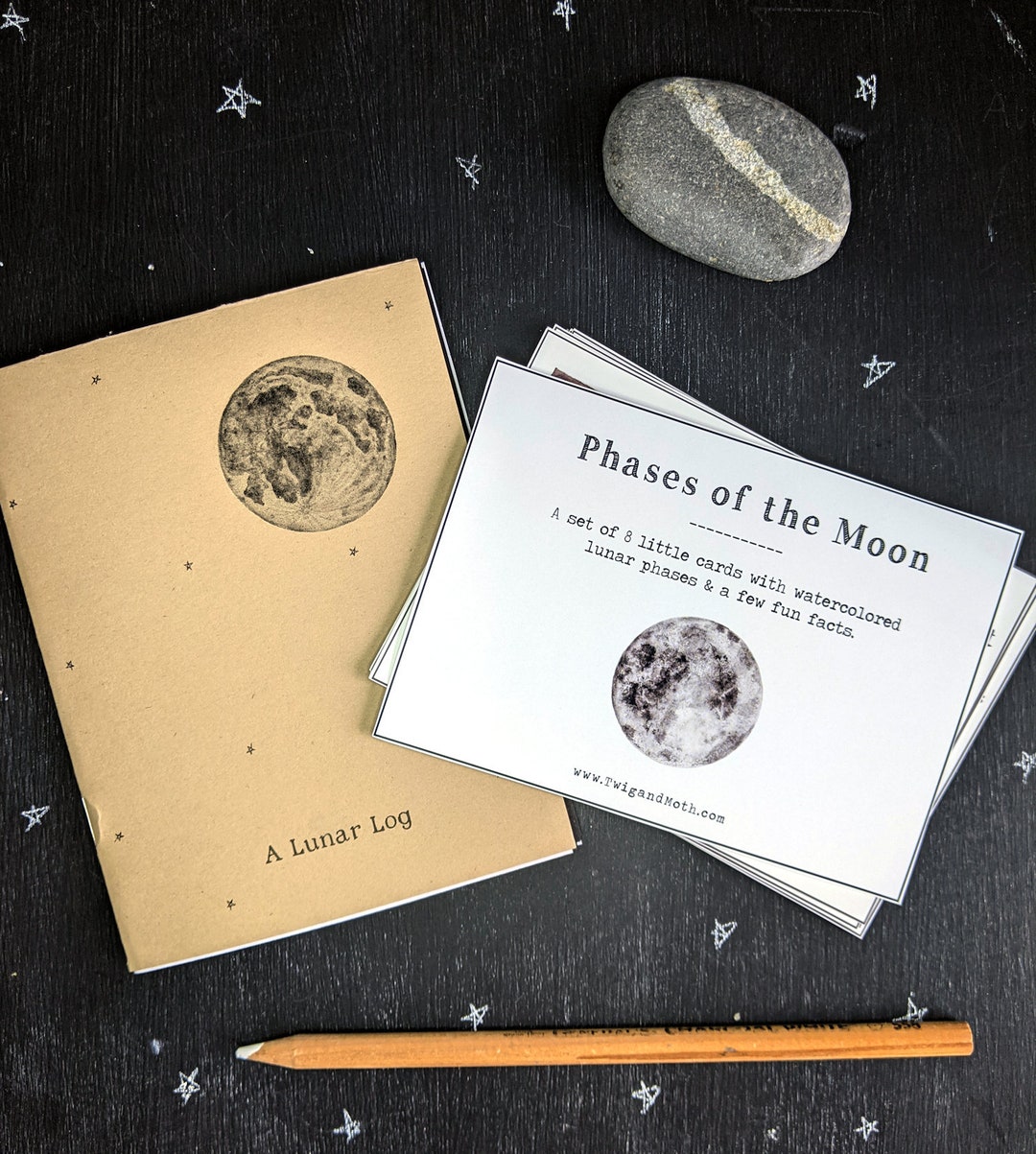 Moon Bundle - Digital Phases of the Moon Cards (northern & Southern ...