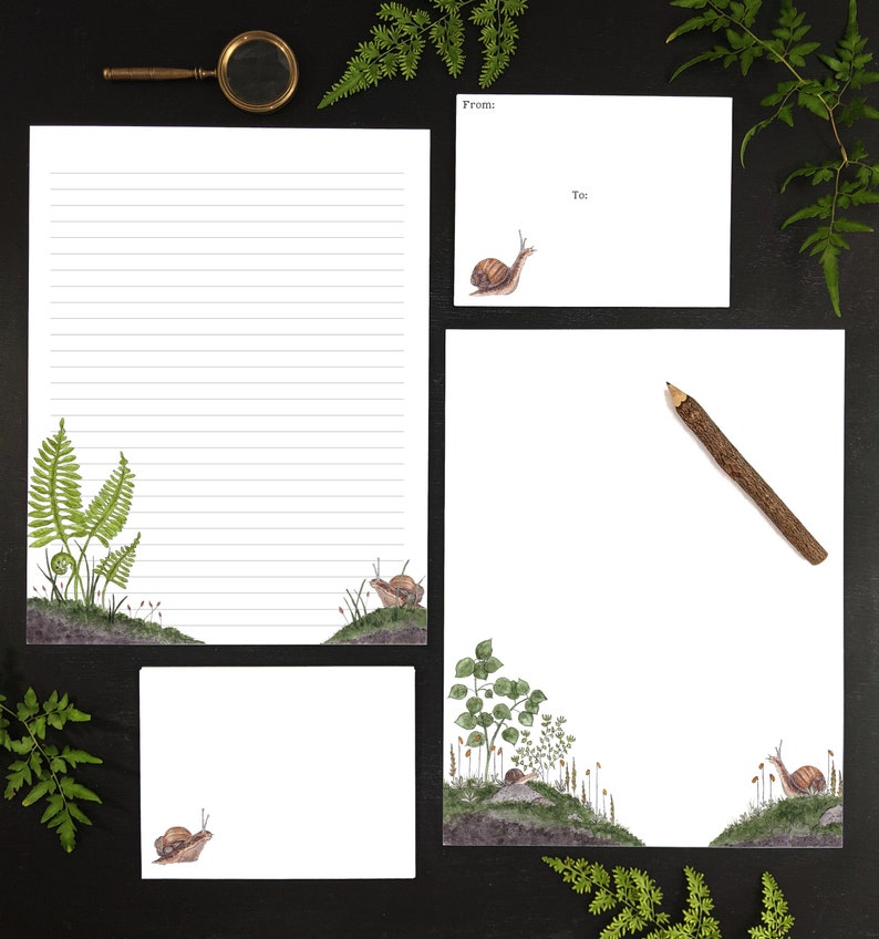 Snail Mail Printable Stationery Letter Writing Papers - Etsy