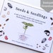 Seeds and Seedlings - Cards - Digital - Printable PDF, Montessori ...