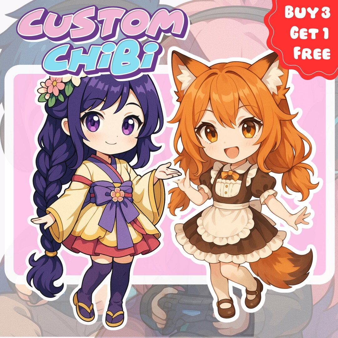 Custom Chibi Character | Chibi PFP | Chibi Illustration | Chibi ...
