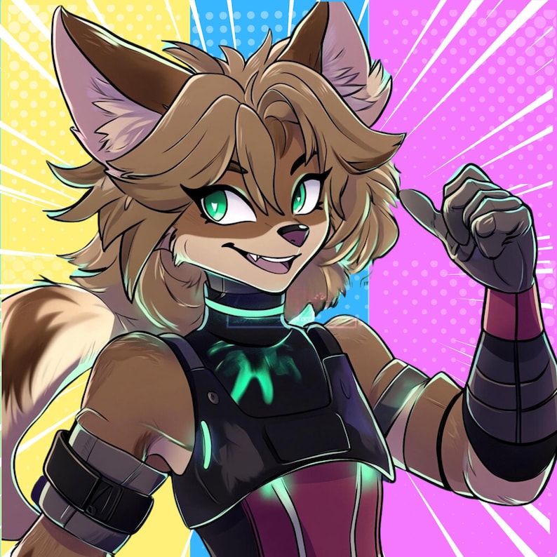 Custom Design Anime PFP Furry Commission, Fursona, Anthro, Furry Avatar ...
