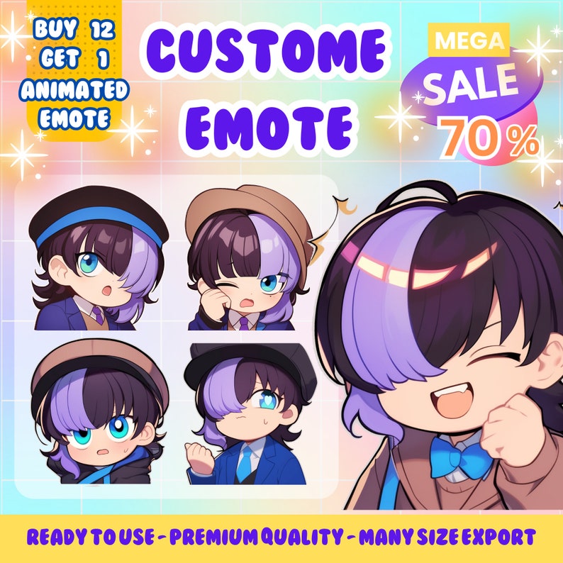 Custom Twicth Emotes, Kick Emotes, Cute Emotes, Pet Emotes, Anime Emote ...