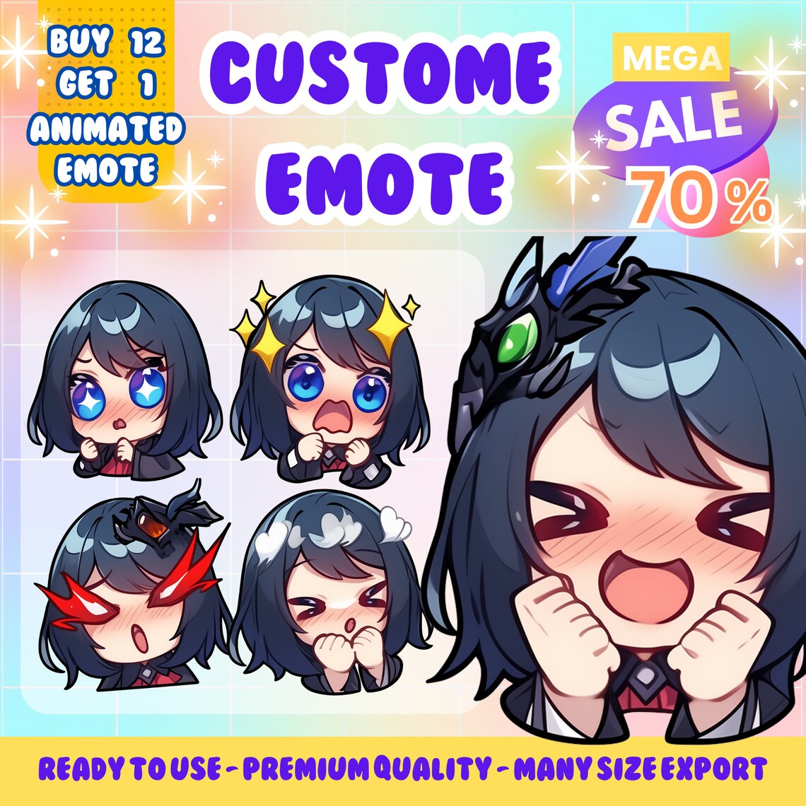 CUSTOM Emotes, Twitch Emotes, Custom Twitch Emote, Kick Emotes ...