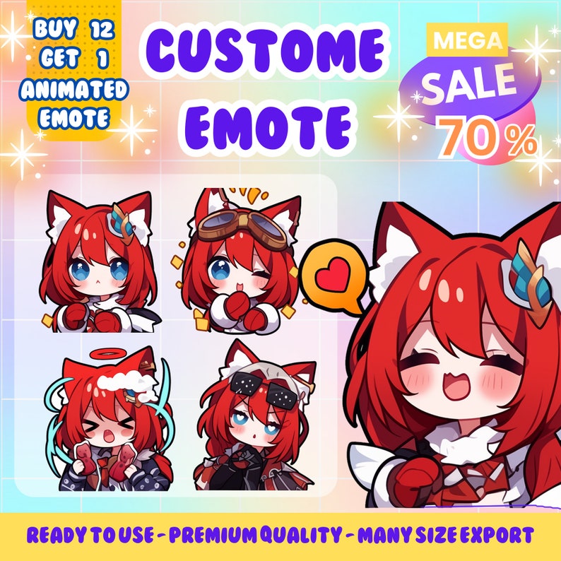 Custom Twicth Emotes, Kick Emotes, Cute Emotes, Pet Emotes, Anime Emote ...