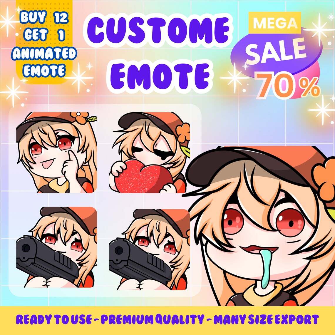 CUSTOM Emotes, Twitch Emotes, Custom Twitch Emote, Kick Emotes ...