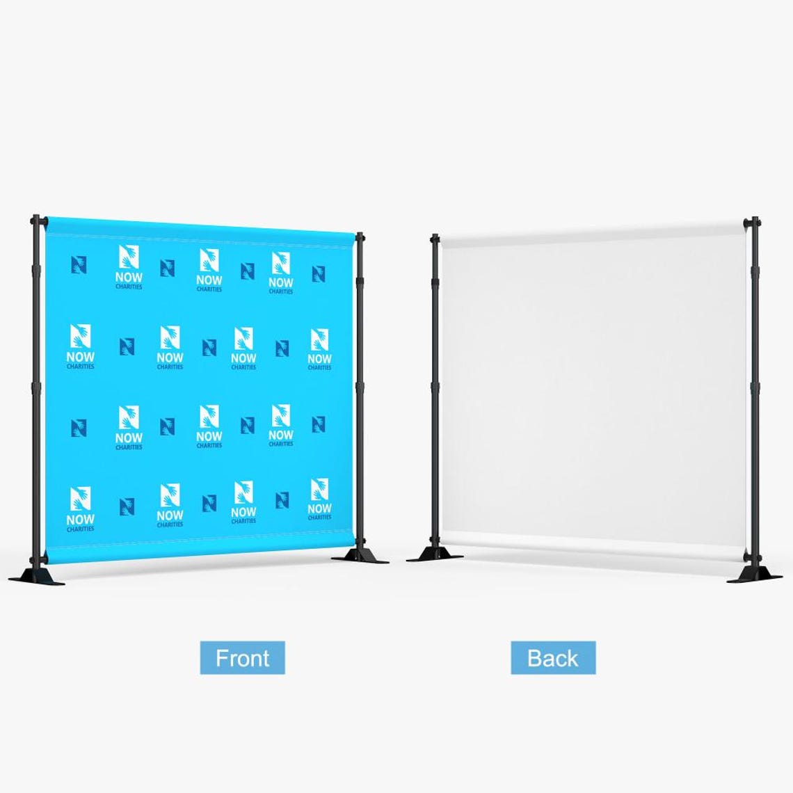 Custom Fabric Backdrop With Stand, Wrinkle-free, Step and Repeat ...