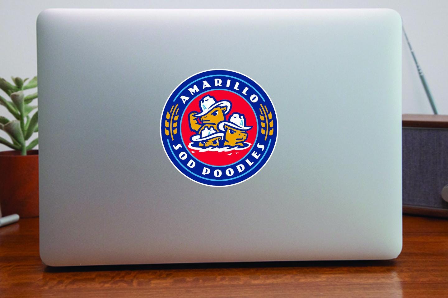Amarillo Sod Poodles Main Logo Car Decal Sticker / Vinyl Decal 10 Sizes ...