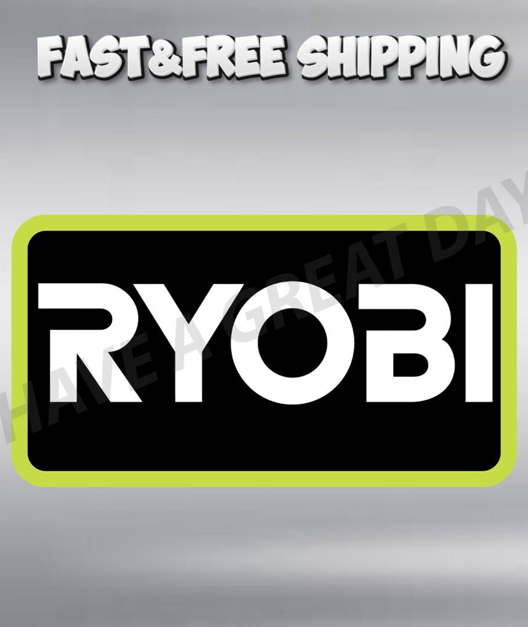 Ryobi Tools Logo Vinyl Decal / Sticker 10 Sizes!!! Free Shipping!! - Etsy