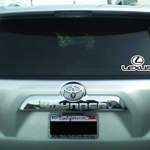 Lexus Automotive Combo Logo Vinyl Decal / Sticker 10 Sizes!! Free ...