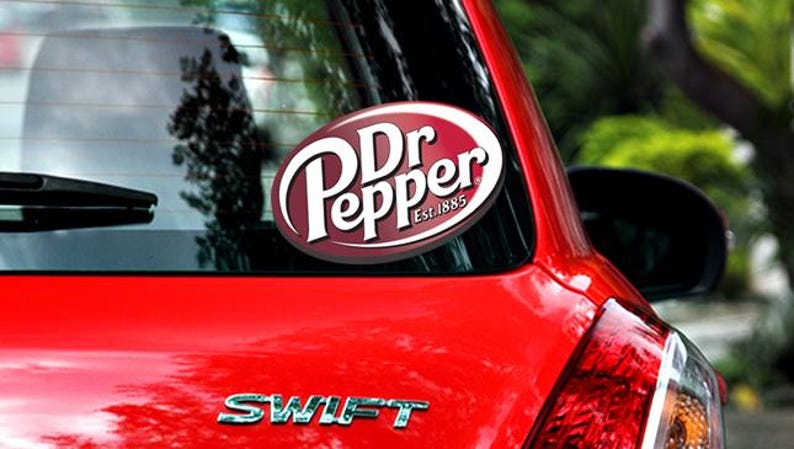 Dr Pepper Main Logo Sticker / Vinyl Decal 10 Sizes!! Tracking - Etsy
