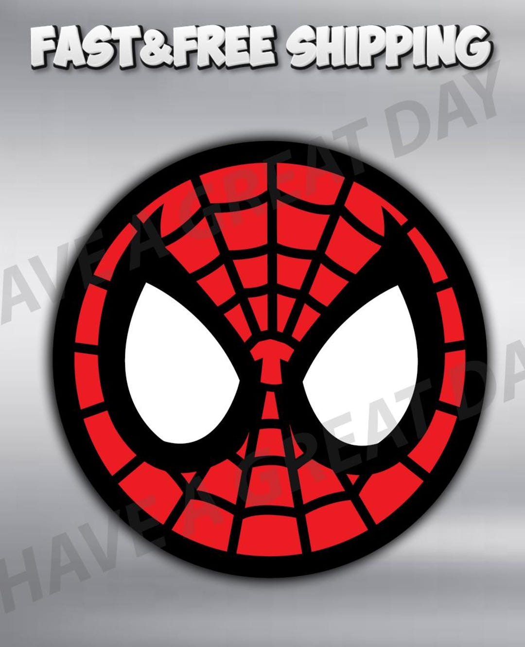 Spiderman Circle Car and Bumper Vinyl Decal / Sticker 10 Sizes ...