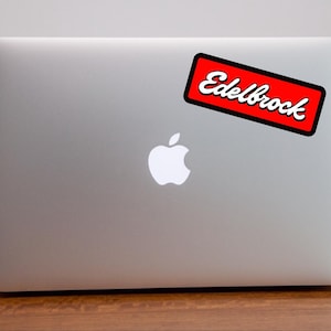 Edelbrock Gas Oil Main Vintage Logo Sticker / Vinyl Decal 10 Sizes ...