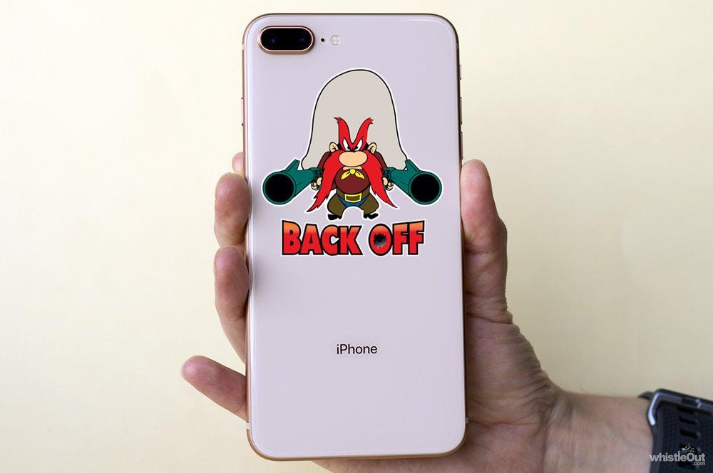 Yosemite Sam BACK OFF Logo Vinyl Decal / Sticker 10 Sizes!! Free ...