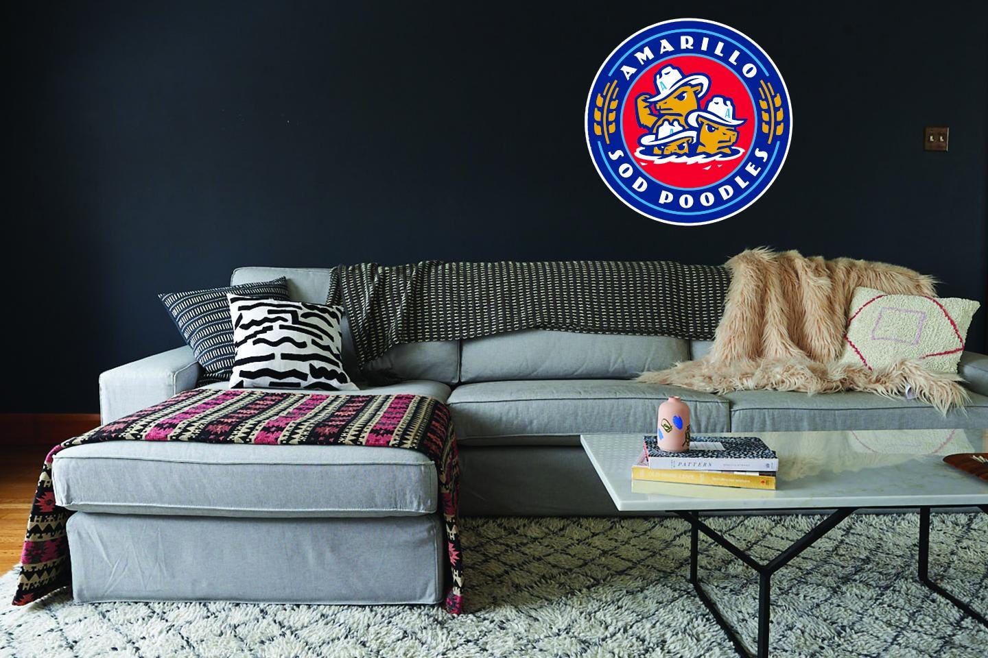 Amarillo Sod Poodles Main Logo Car Decal Sticker / Vinyl Decal 10 Sizes ...