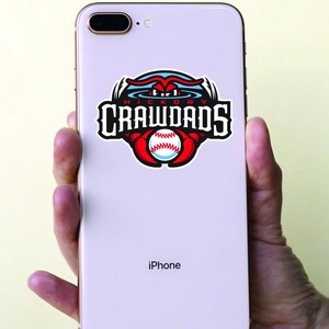 Hickory Crawdads Main Logo Car Decal Sticker / Vinyl Decal 10 Sizes ...