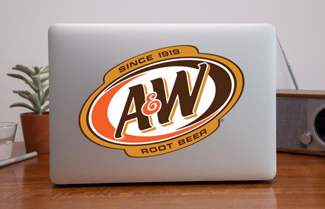 A & W Root Beer Soda Pop Main Logo Vinyl Decal / Sticker 10 Sizes Free ...