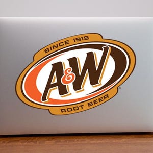 A & W Root Beer Soda Pop Main Logo Vinyl Decal / Sticker 10 Sizes ...