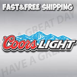 Coors Light Logo Decal - Etsy