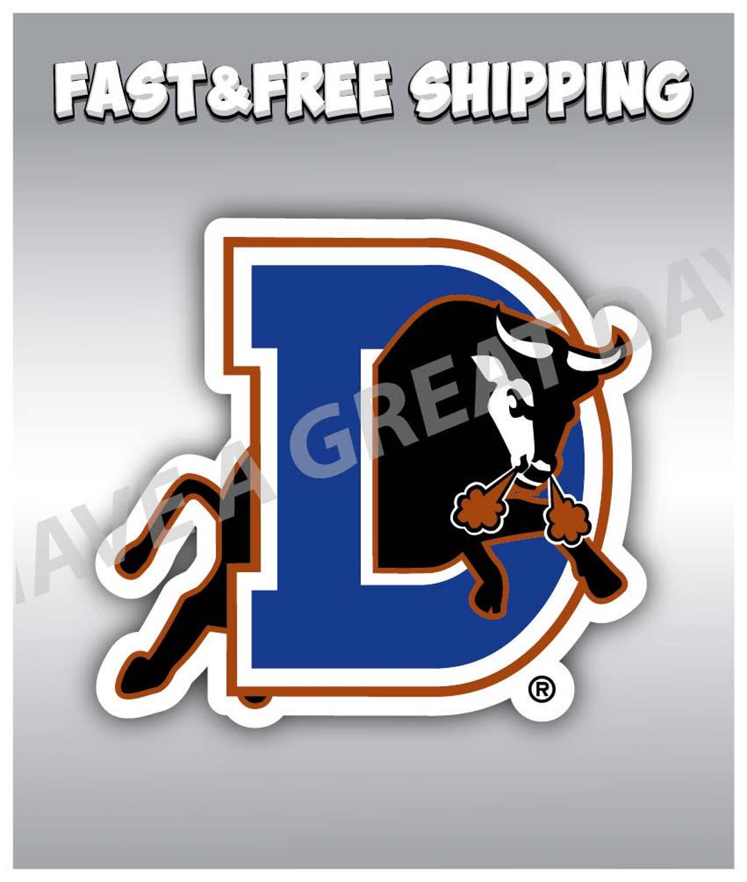 Durham Bulls Main Logo Car Decal Sticker / Vinyl Decal 10 Sizes ...