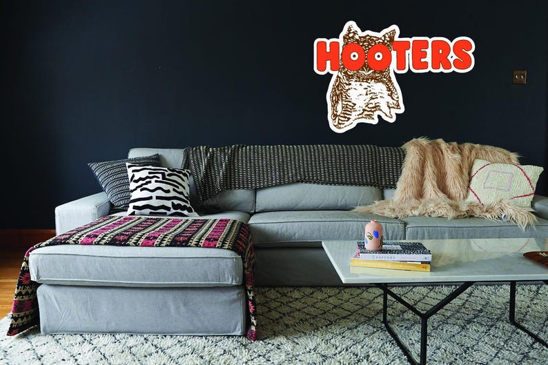 Hooters Restuarant Car and Bumper Vinyl Decal / Sticker 10 Sizes!!! - Etsy