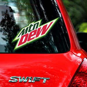 Mountain Dew Logo Soda Pop Main Logo Vinyl Decal / Sticker 10 Sizes ...
