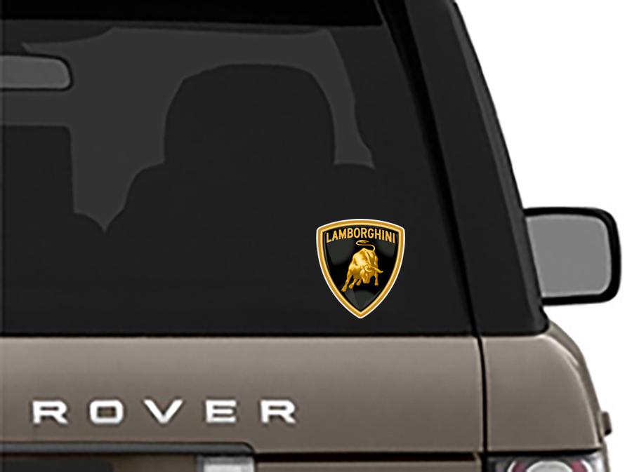 Lamborghini Main Logo Car Decal Sticker / Vinyl Decal 10 Sizes ...