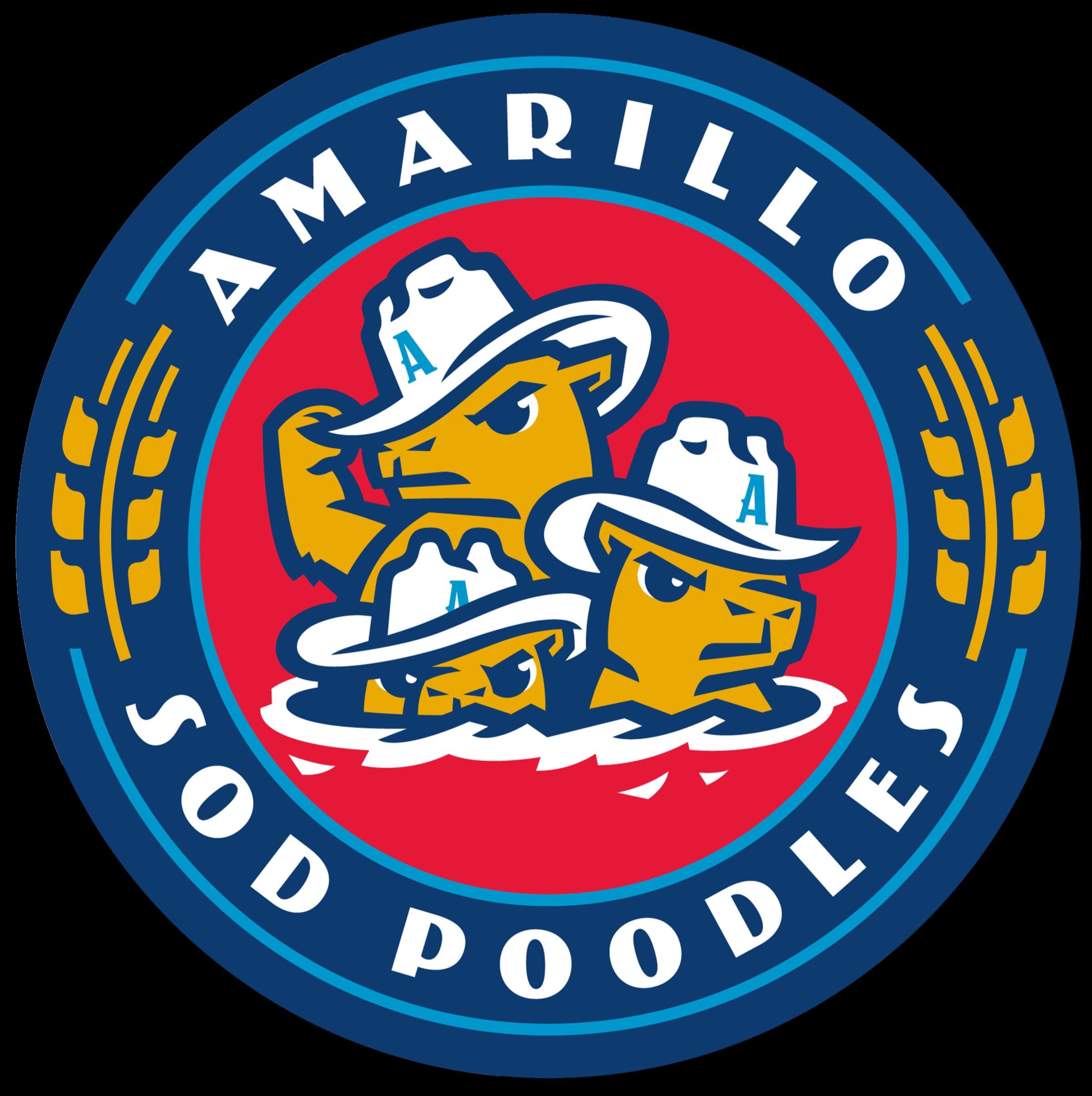 Amarillo Sod Poodles Main Logo Car Decal Sticker / Vinyl Decal 10 Sizes ...