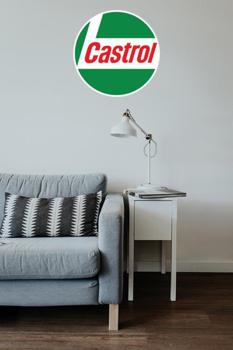 Castrol Oil Gasoline Automotive Sticker | Vinyl Decal 10 Sizes ...