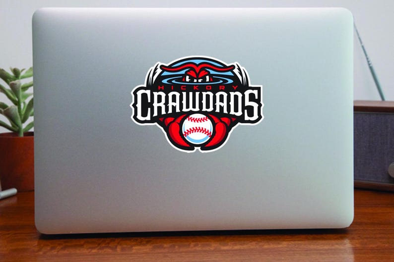Hickory Crawdads Main Logo Car Decal Sticker / Vinyl Decal 10 Sizes ...