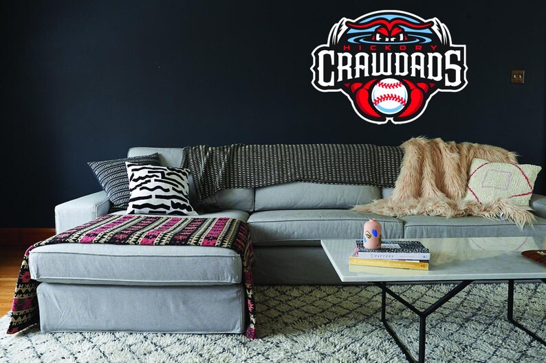 Hickory Crawdads Main Logo Car Decal Sticker / Vinyl Decal 10 Sizes ...