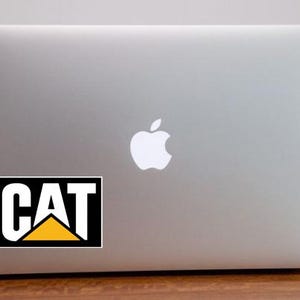 CAT Construction SQUARE Logo Sticker / Vinyl Decal | 10 Sizes!! FREE ...